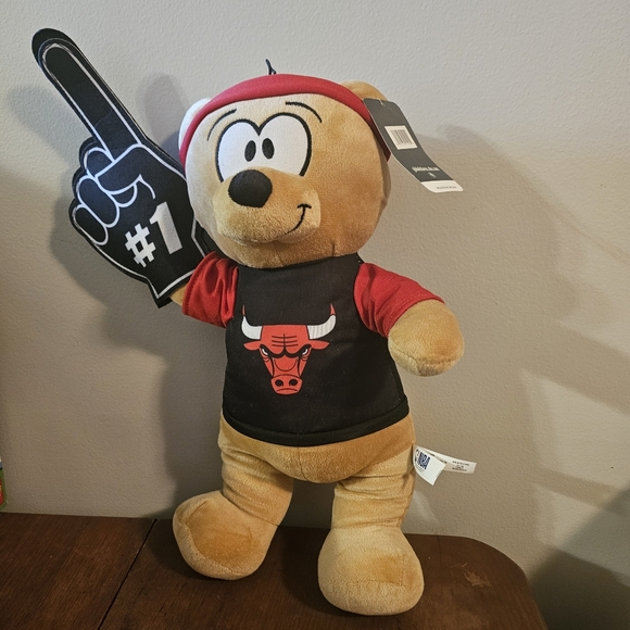 NBA | Toys | Teddy Bear Chicago Bulls 7 Plush 1 Nba 221 | Poshmark